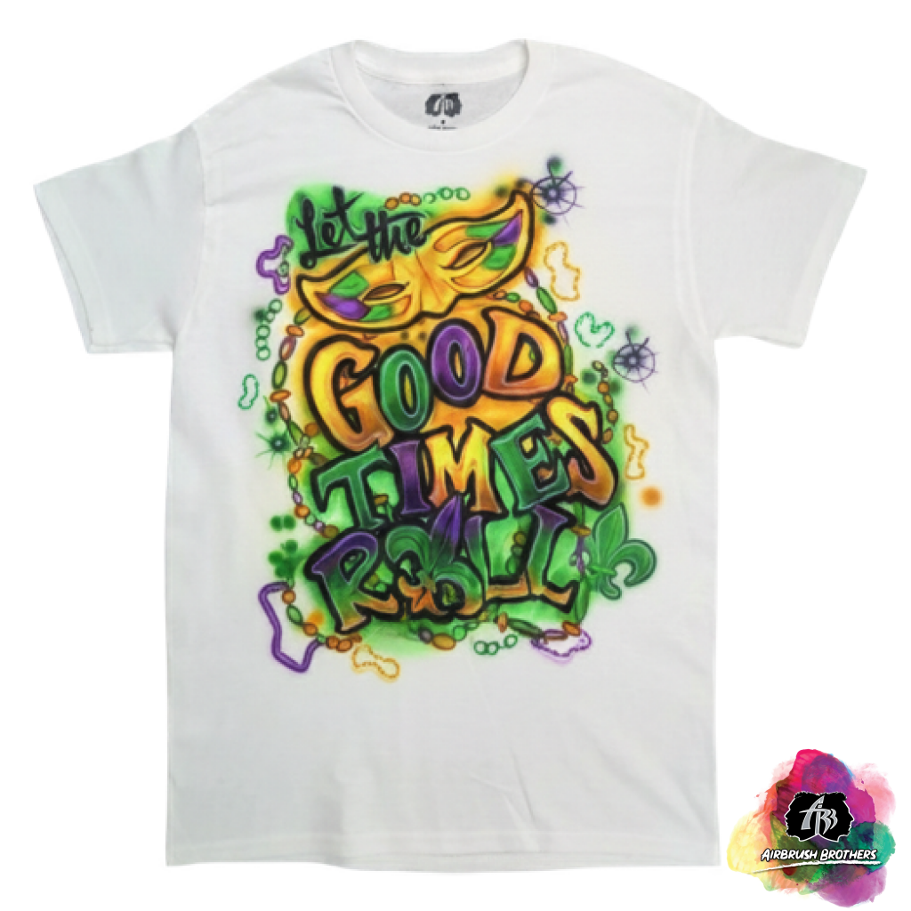 Airbrush Mardi Gras Masquerade Shirt Design – Airbrush Brothers
