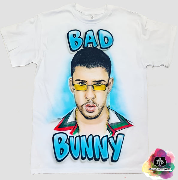 Airbrush Bad Bunny Shirt Design – Airbrush Brothers