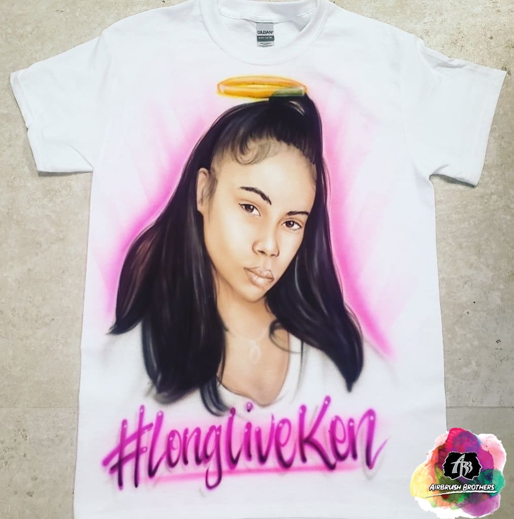 Airbrush Long Live Portrait Shirt Design – Airbrush Brothers