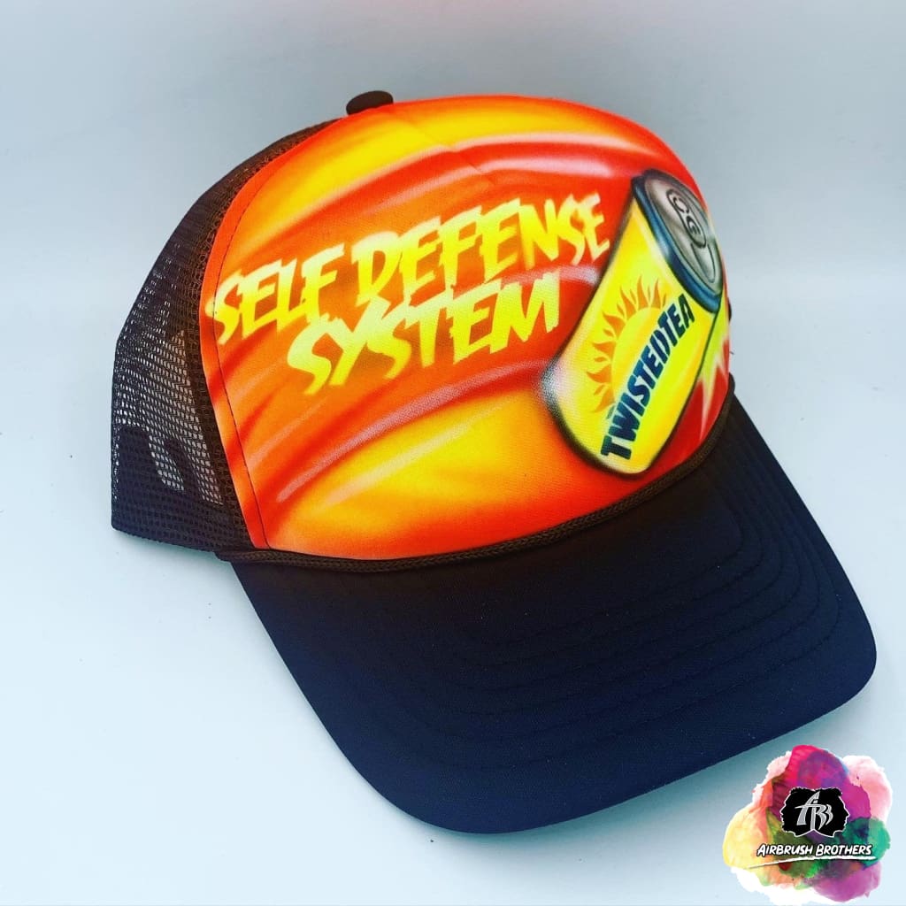 Airbrush Twisted Tea Hat Design – Airbrush Brothers