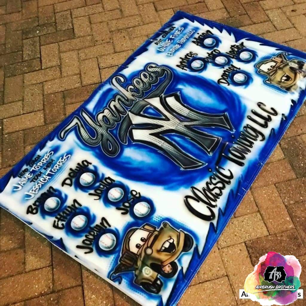 Airbrush New York Yankees Banner – Airbrush Brothers